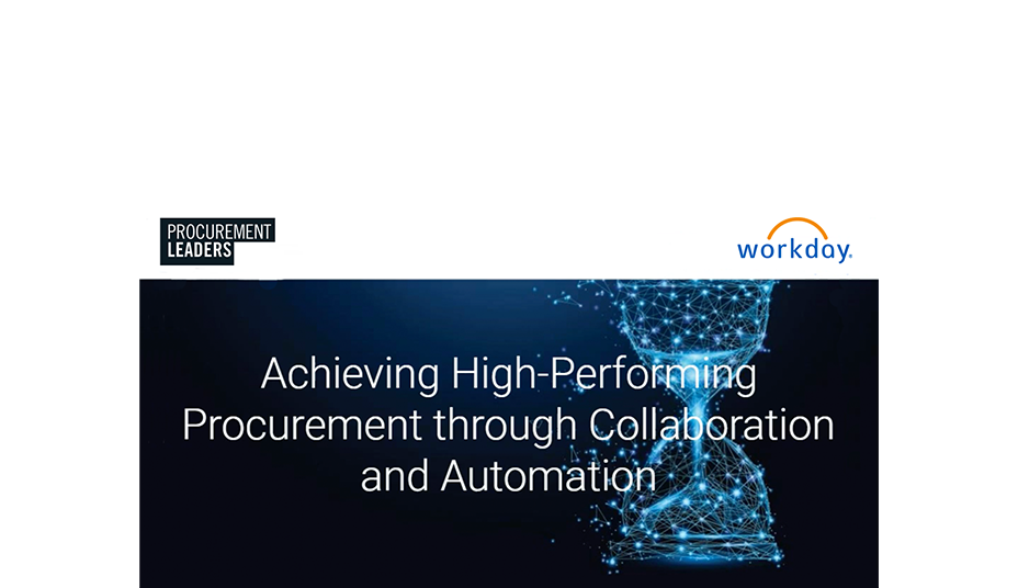 Achieving High-Performing Procurement | Workday US