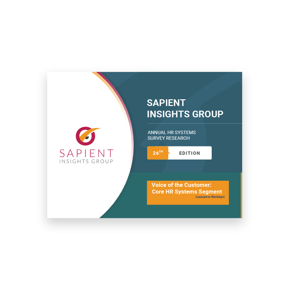 Sapient Insights HR Systems Survey Report | Workday