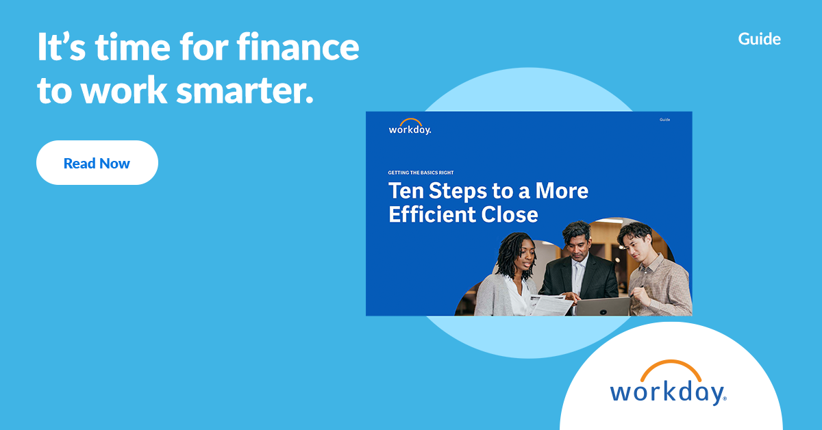 Getting the Basics Right: Consolidate and Close | Workday