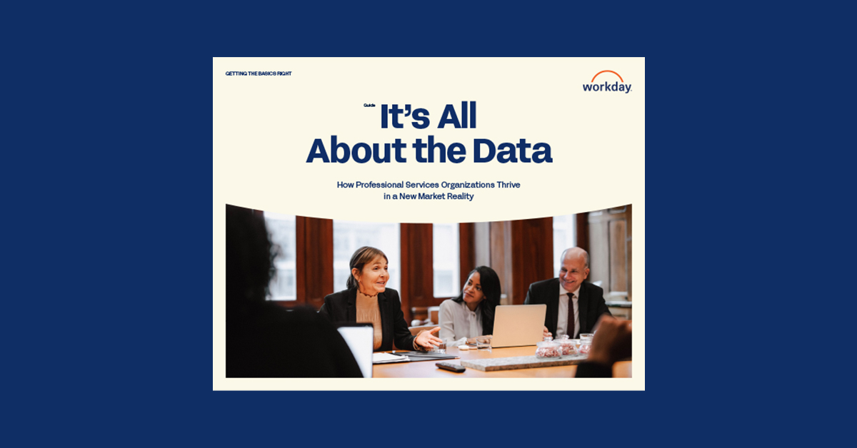 Guide: It’s All About the Data | Workday