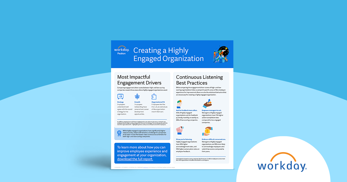 Creating a Highly Engaged Organization | Workday US