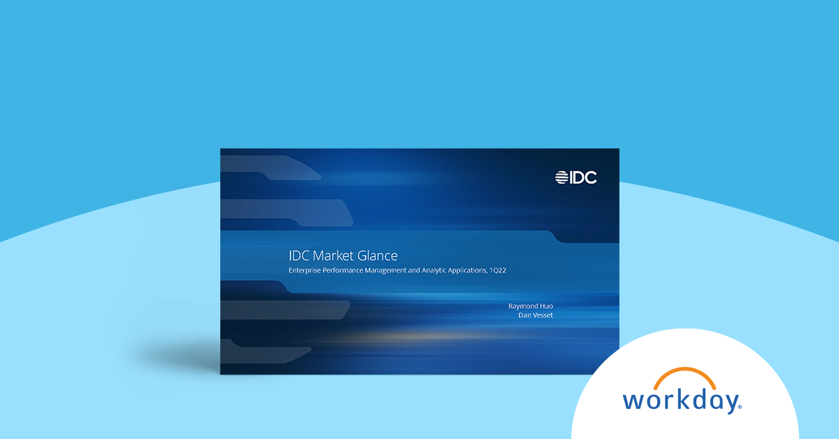 IDC Market Glance: EPM and Analytics Applications | Workday US