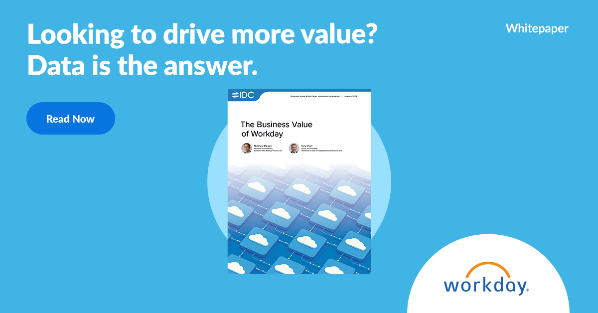 IDC-Whitepaper: The Business Value of Workday | Workday