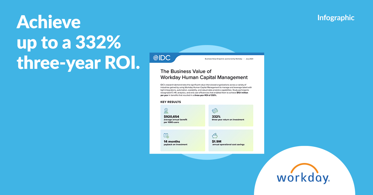 IDC Snapshot: The Business Value of Workday Human Capital Management ...