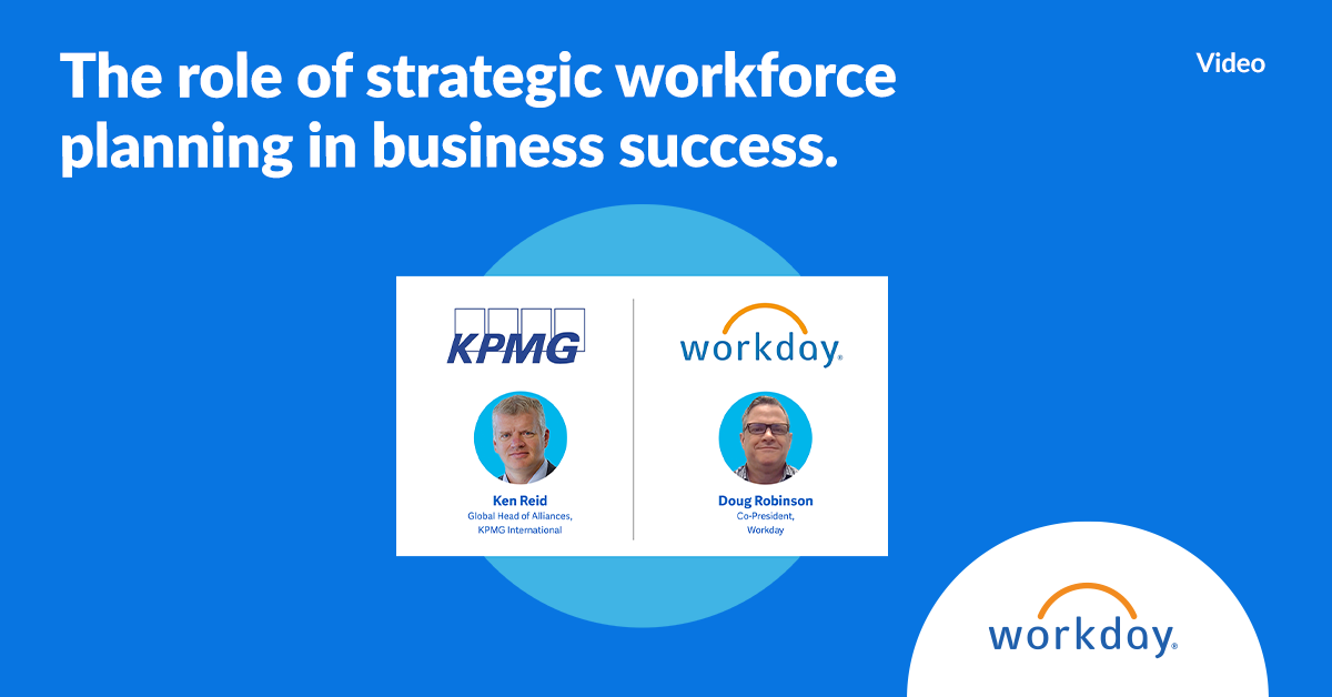 Strategic Workforce Planning Insights with KPMG | Workday US
