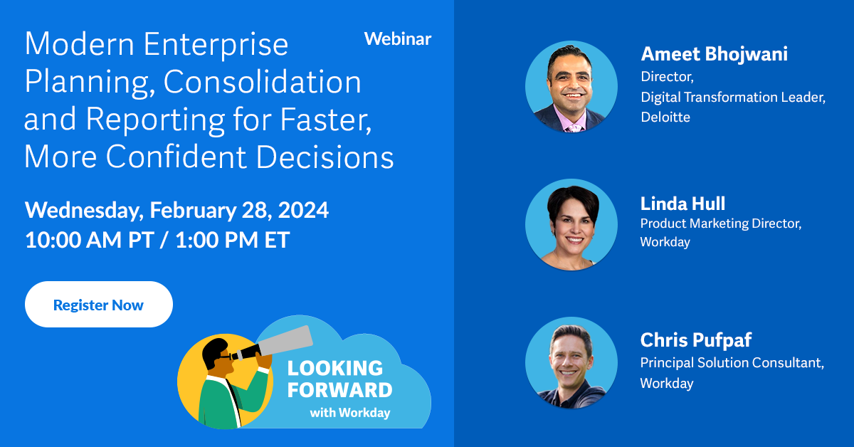 Elevate Your Planning, Consolidation, and Reporting | Workday