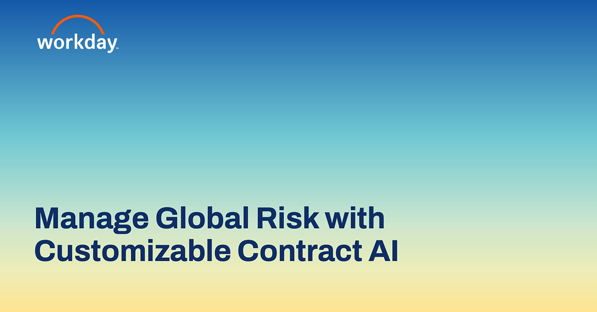 Manage Global Risk with Customizable Contract AI | Workday
