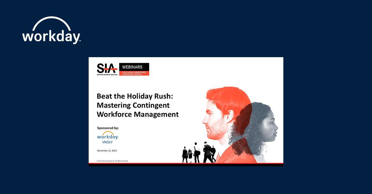Beat The Holiday Rush Workday