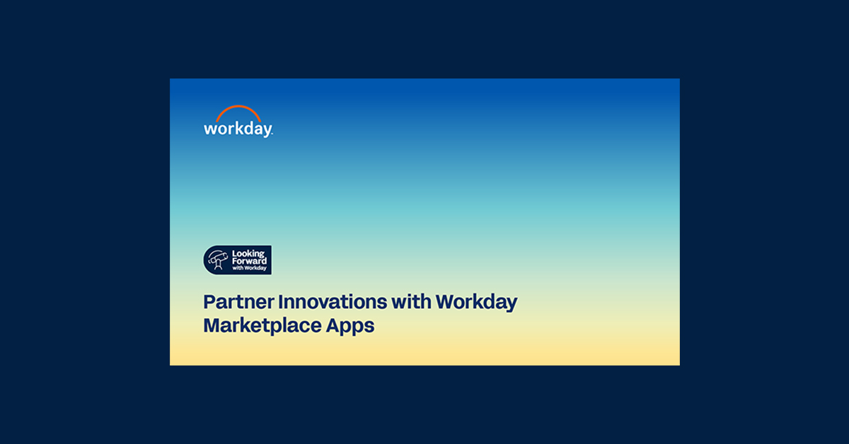 Partner Innovations with Workday Marketplace Apps | Workday