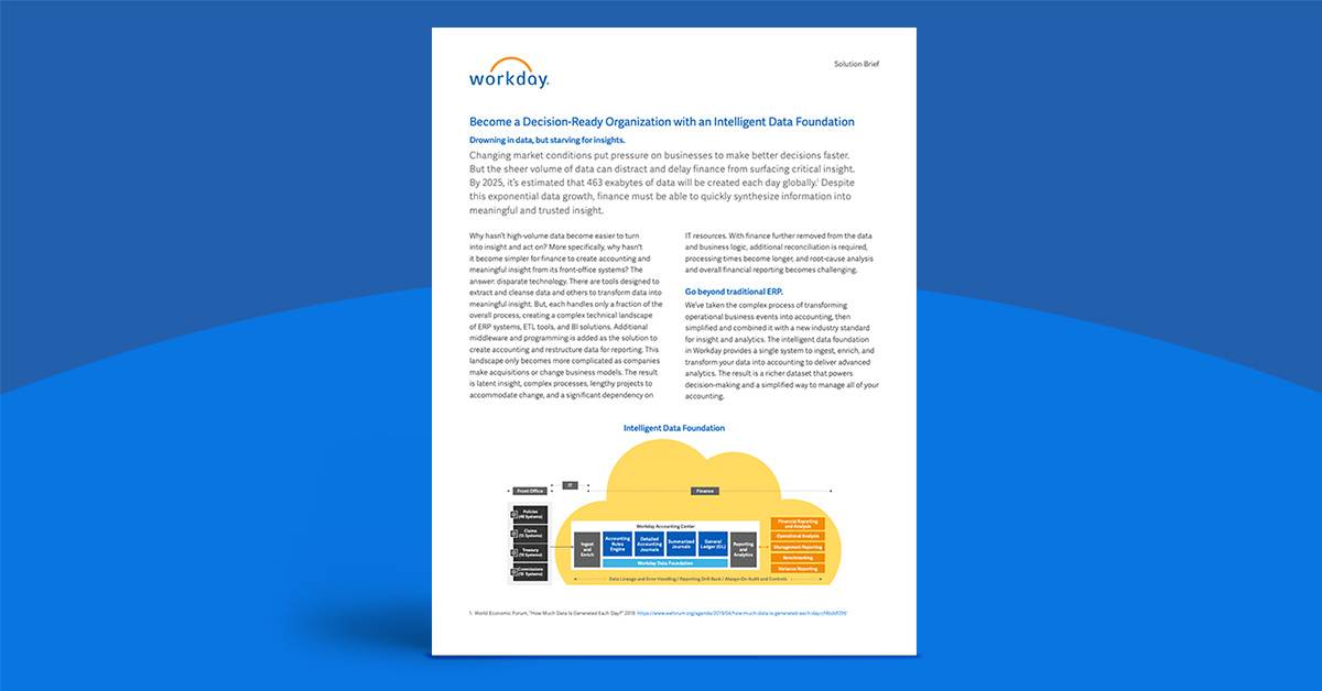 Workday US Intelligent Data Foundation | Workday US
