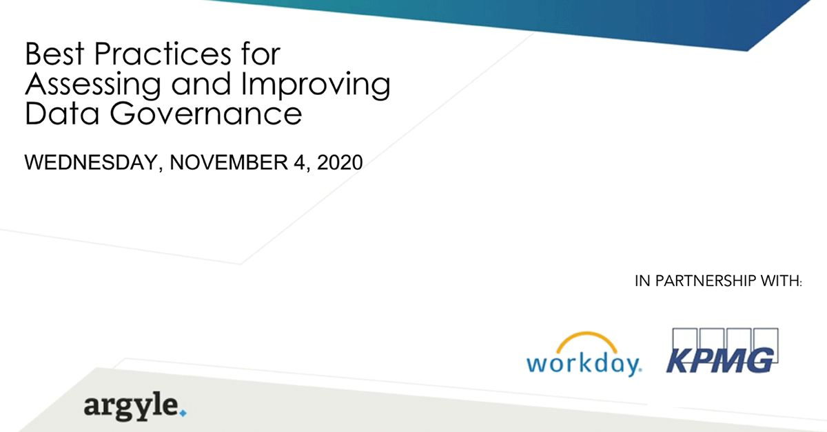 Best Practices for Improving Data Governance | Workday US