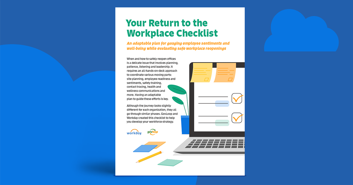 Return to Work Checklist for Government Organizations | Workday US