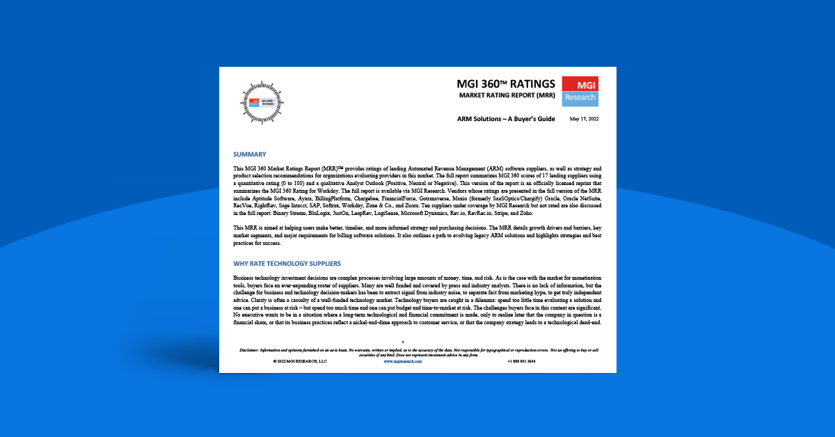 MGI Automated Revenue Management Buyers Guide | Workday