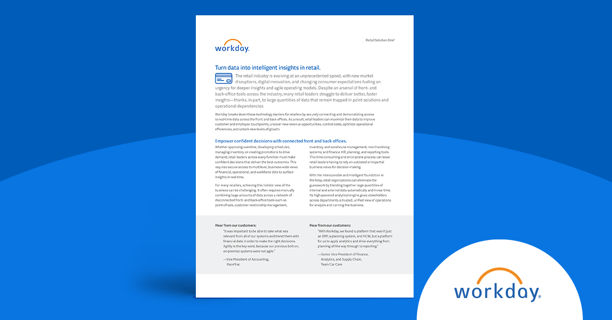Maximizing Data for Retailers | Workday US