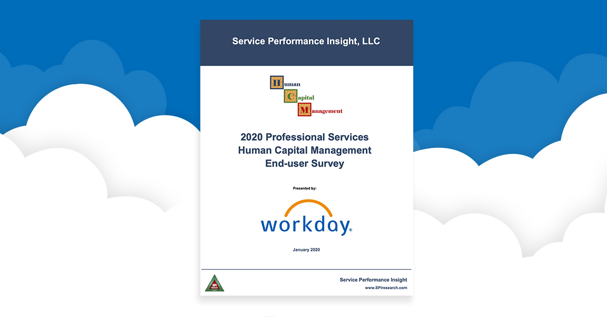 Professional Services HCM End-User Report | Workday Aus & NZ