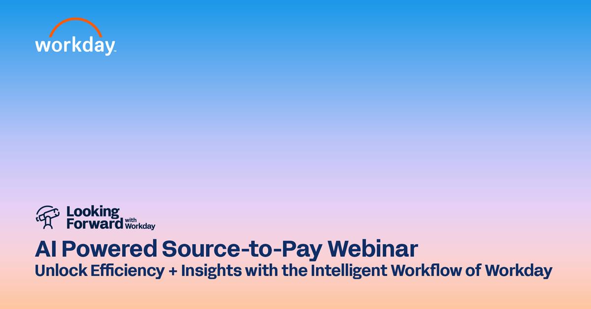 The Future of Source-to-Pay is AI-Powered | Workday