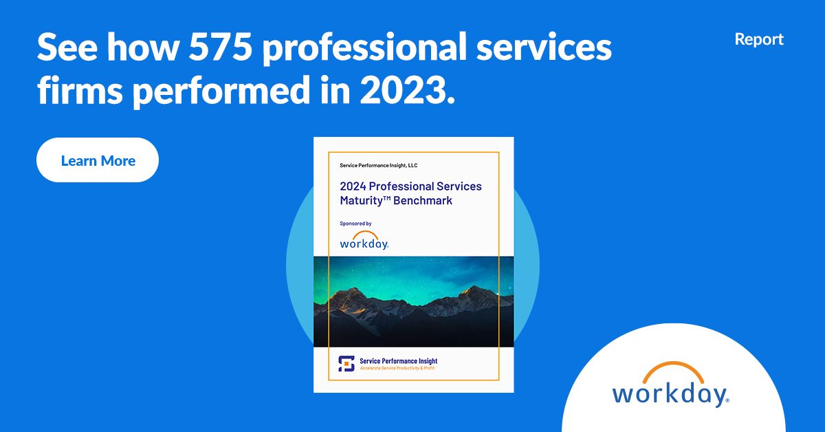 2024 Professional Services Maturity Benchmark | Workday