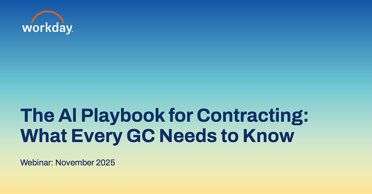 AI Playbook for Contracting | Workday