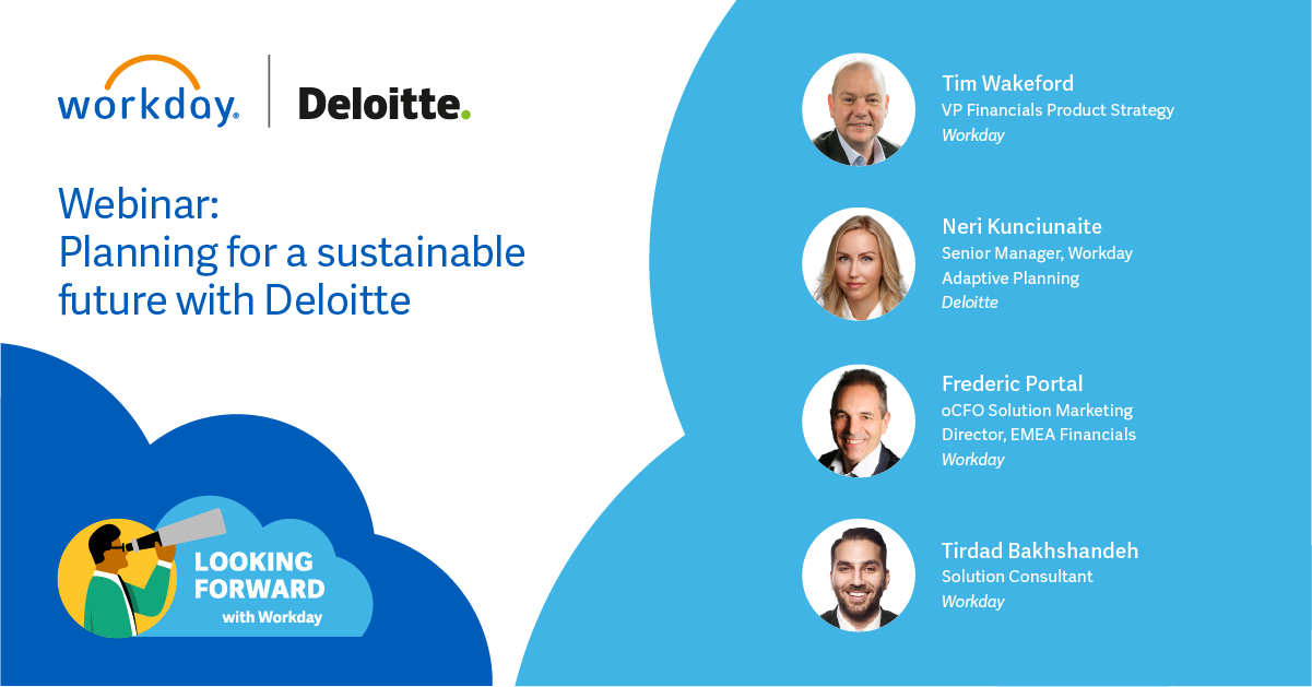 Planning For A Sustainable Future With Deloitte | Workday UK