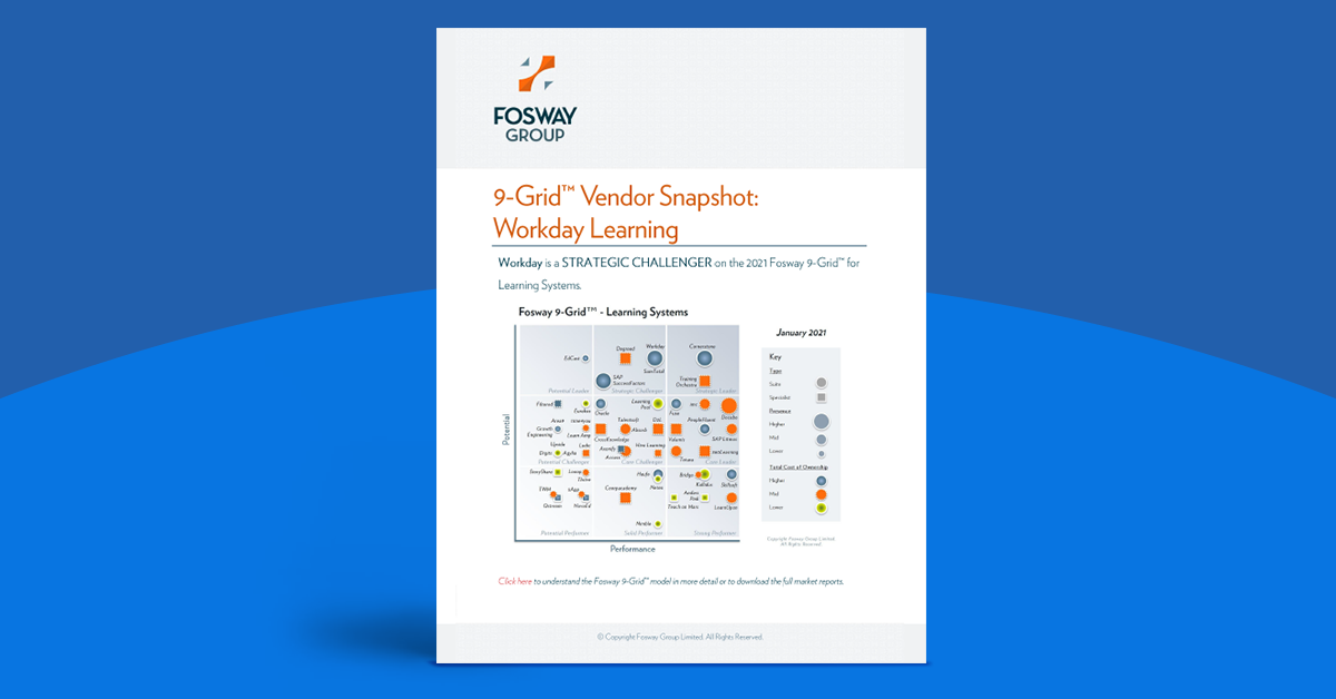 Workday UK Learning Fosway Group 9-Grid 2021 | Workday UK
